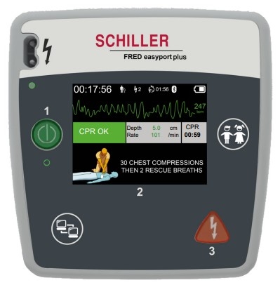 The Schiller Fred easyport plus AED | The light weight AED | AED Solutions